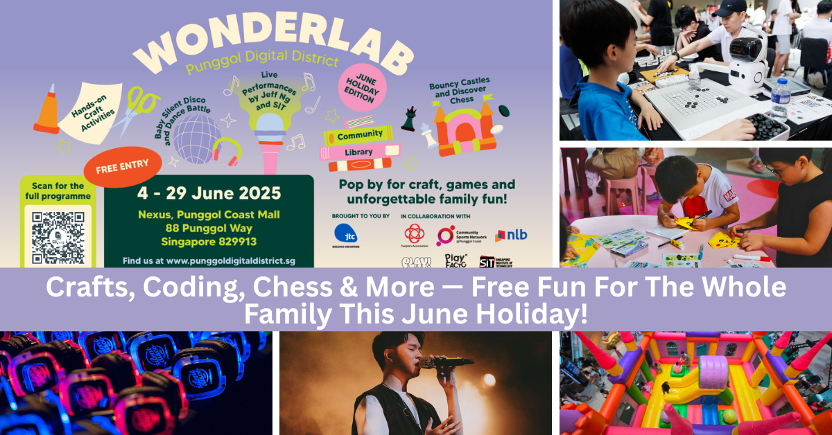 Free June Holiday Programmes | WonderLab @ Punggol Digital District – BYKidO