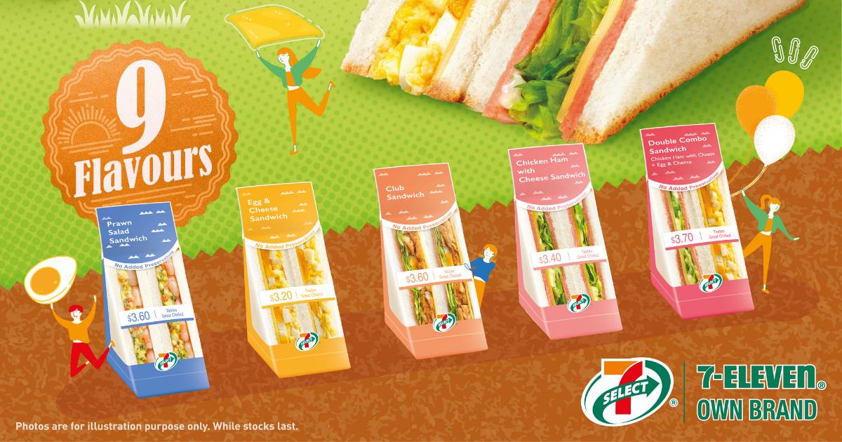 7-Eleven Launches Improved Range of Nine Halal-Certified 7-Select Sand ...