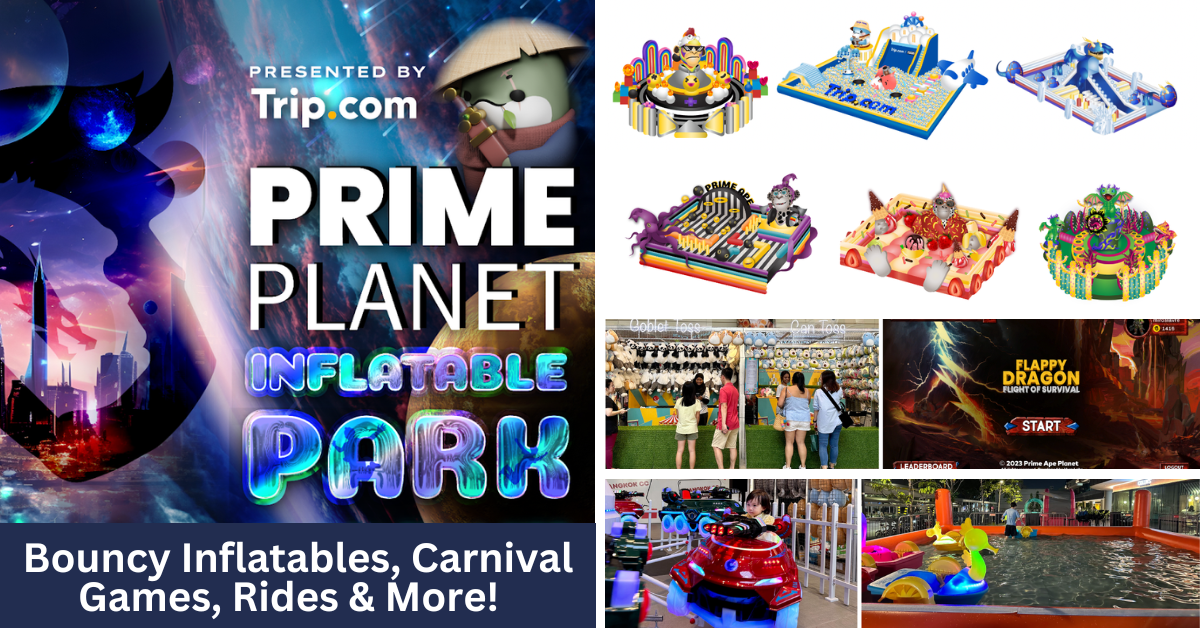 Prime Planet Inflatable Park: Singapore’s First NFT Inflatable Park ...