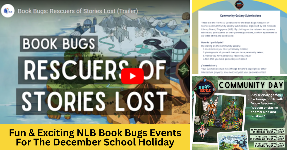 National Library Board Launches Book Bugs Events This December Holiday ...