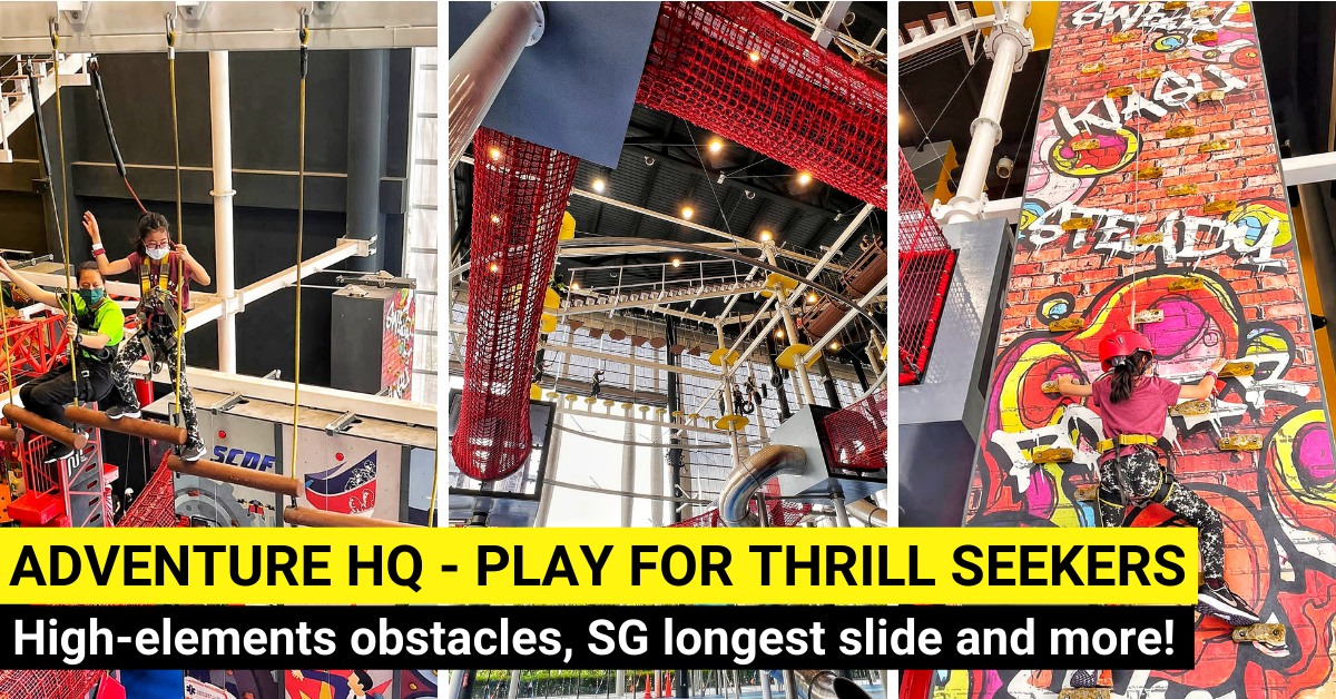 Adventure HQ: A Giant High Elements Indoor Playground For Thrill Seeke ...
