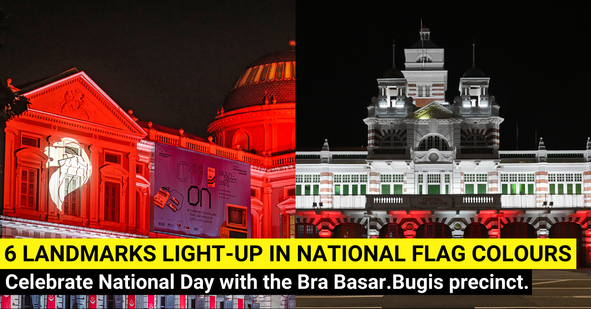 National Day 2022 Light-up At 6 Historical Landmarks In Red & White ...