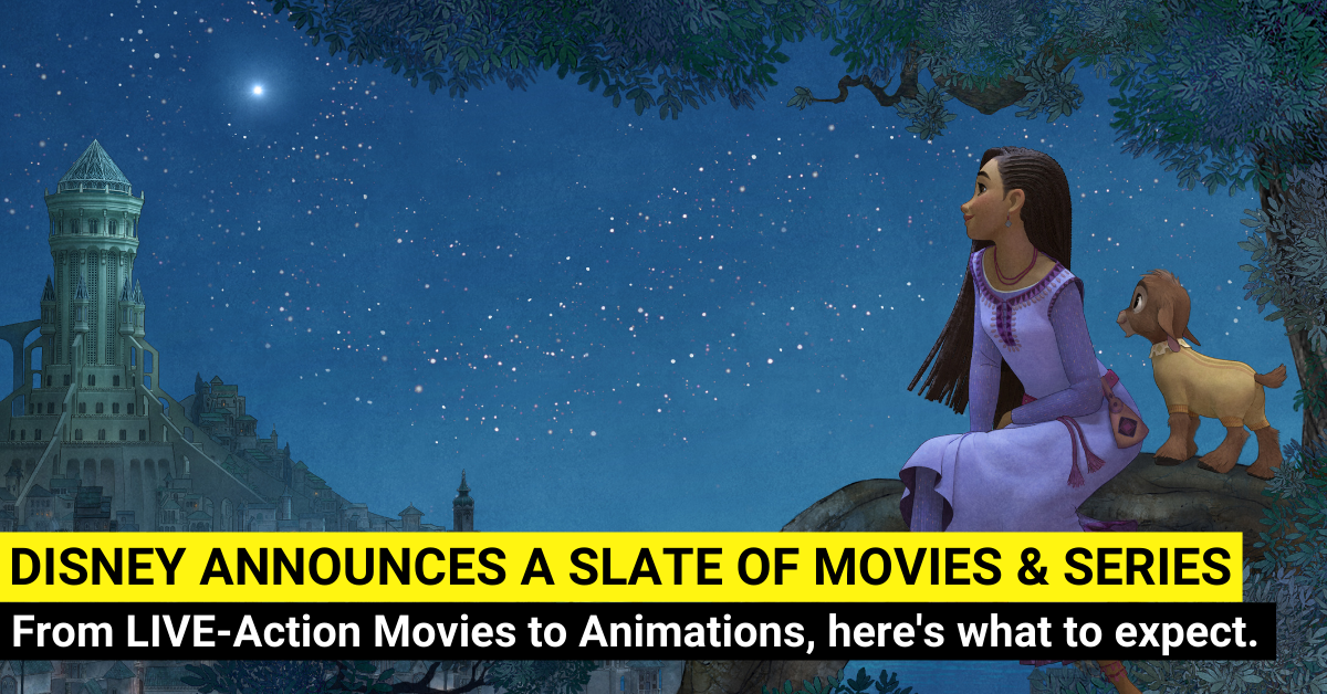 The Walt Disney Studios Presents An Upcoming Slate of Movies and Serie ...