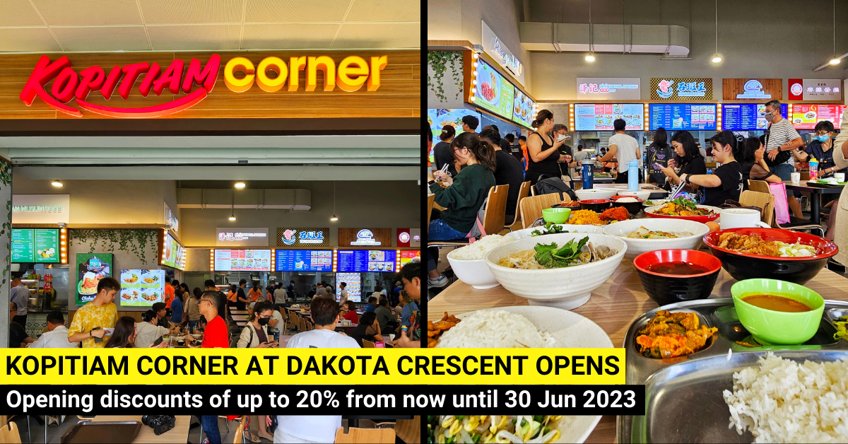 Opening Promotions @ Kopitiam Corner @ Dakota Crescent – BYKidO