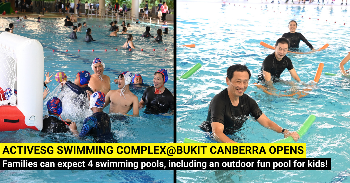 ActiveSG Swimming Complex@Bukit Canberra Opens with 4 Swimming Pools ...