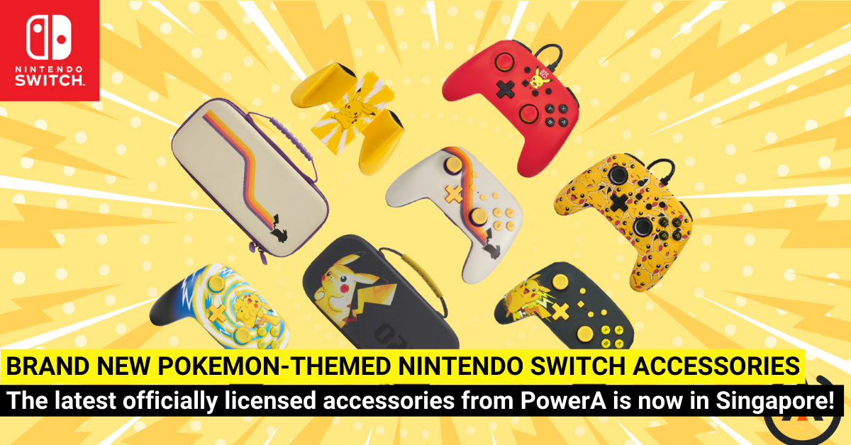 Officially Licensed Pokémon-Themed Nintendo Switch Accessories from Po ...