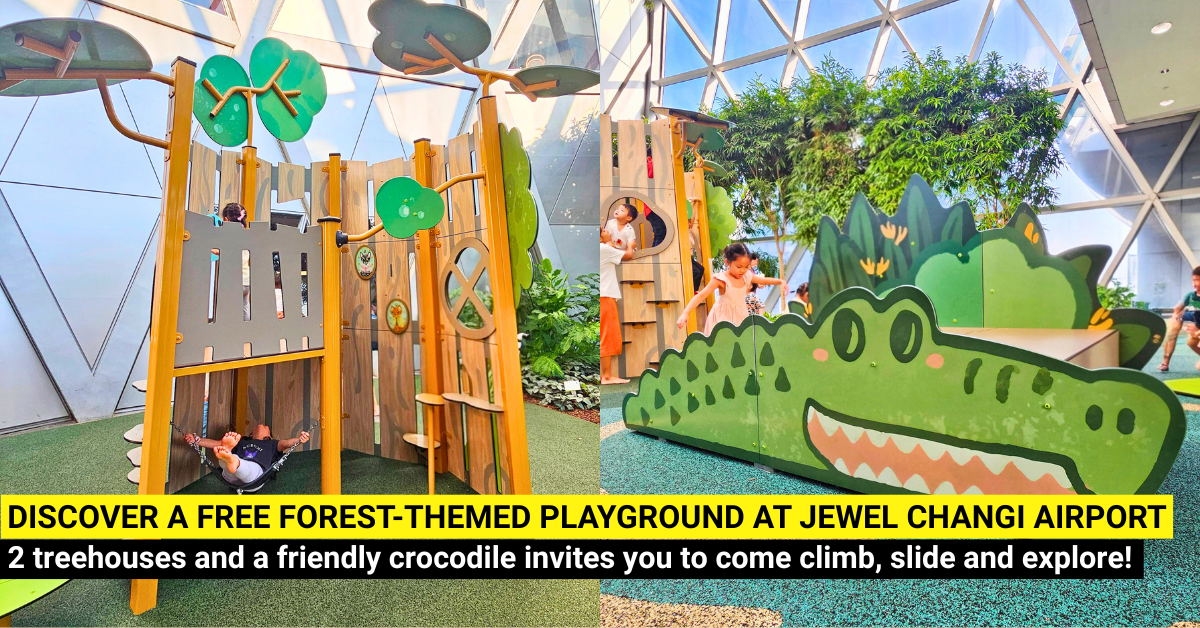 Jewel Changi Airport West Playground: Jungle-themed Free Fun for Littl ...