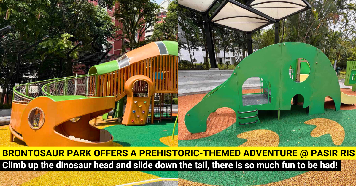 Brontosaur Park in Pasir Ris - A Dinosaur Playground for Roaring Fun ...