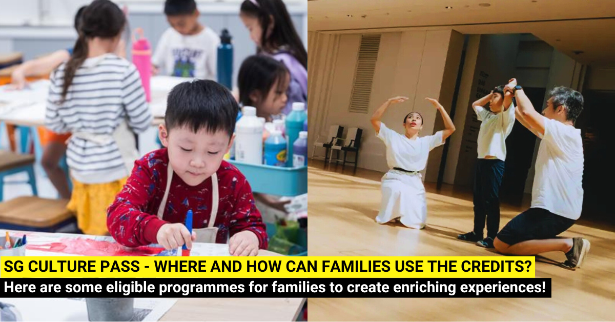 SG Culture Pass - Where and How Can Parents Use the Credits? – BYKidO
