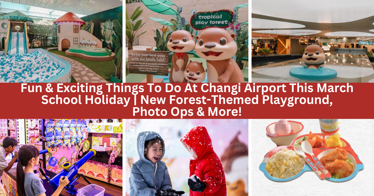 Explore & Play at Changi Airport Terminal 3 This March School Holidays ...