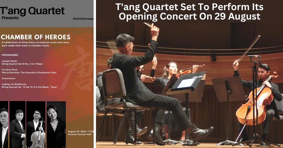 T'ang Quartet 2023/2024 Season Opening Concert | Chamber of Heroes – BYKidO
