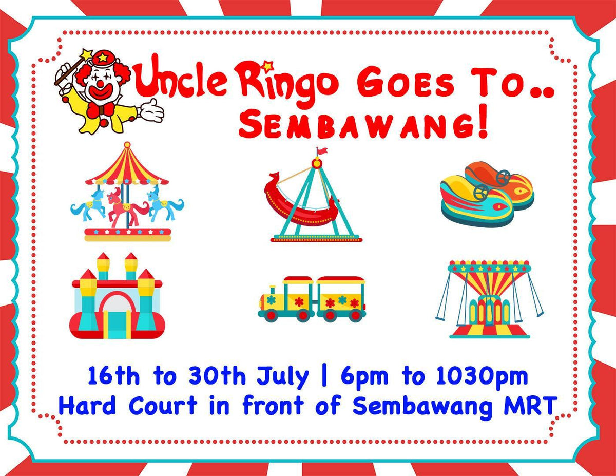 Things to do this Weekend: Uncle Ringo goes to Sembawang! – BYKidO