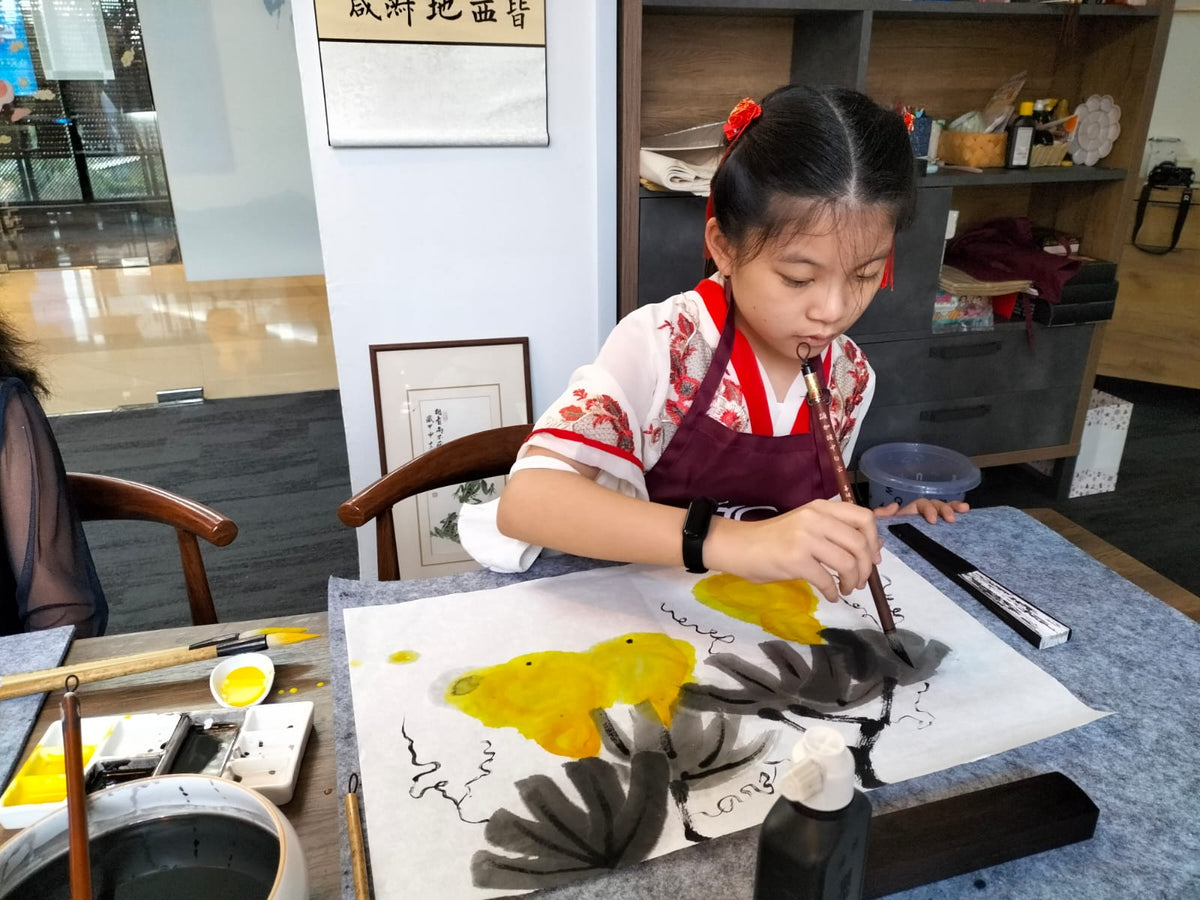 Kids Ink Painting Workshop with H&C Chinese Art Centre – BYKidO