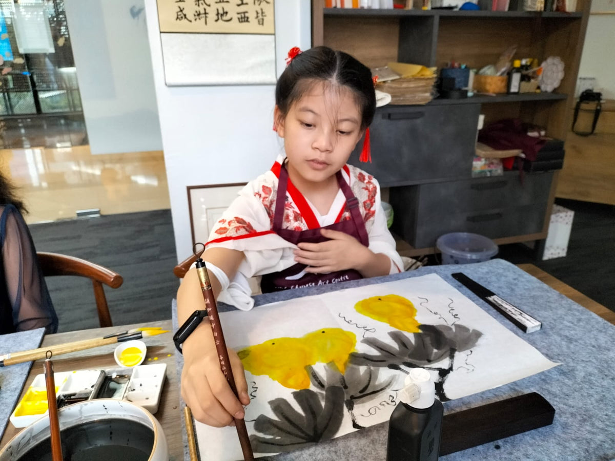Kids Ink Painting Workshop with H&C Chinese Art Centre – BYKidO